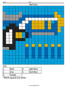 Nerf Gun- Practice Division - Coloring Squared