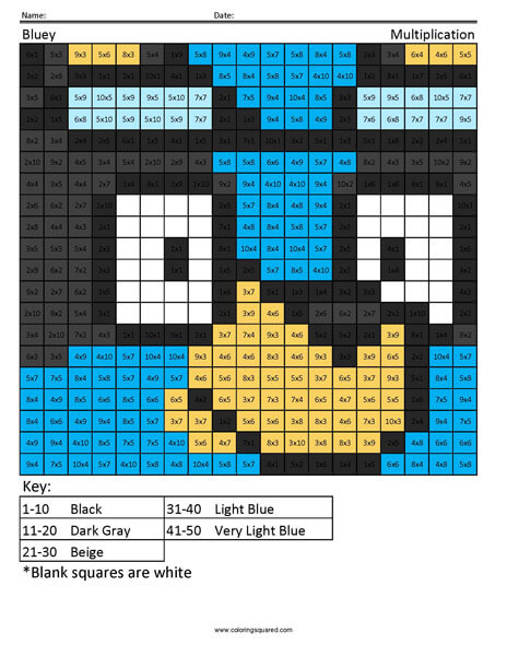 Multiplication Cartoons